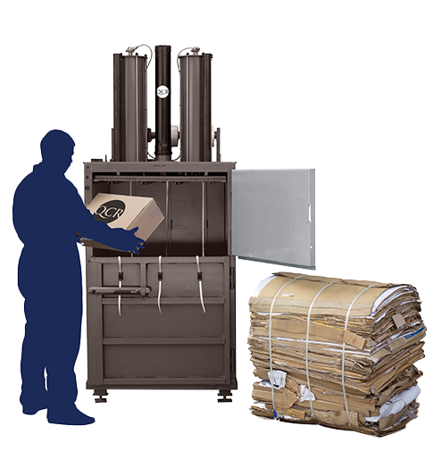 Vertical Balers For Recycling | QCR
